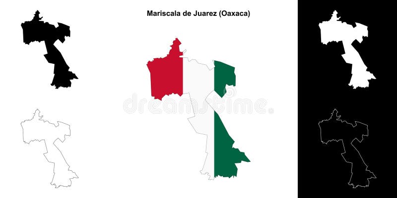 Mapa de esquema de Juarez ilustración del vector. Ilustración de ...
