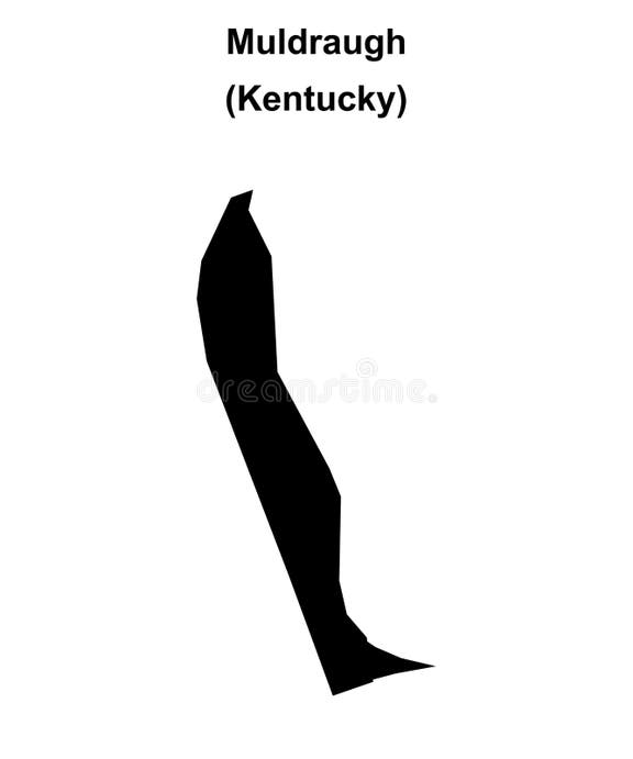 Mapa Del Esquema De Muldraugh Ilustración del Vector - Ilustración de ...