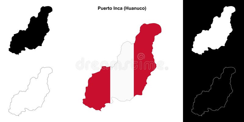 Mapa Del Esquema De Puerto Inca Ilustración del Vector - Ilustración de ...