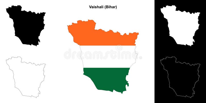 Mapa Del Esquema De Vaishali Stock de ilustración - Ilustración de ...