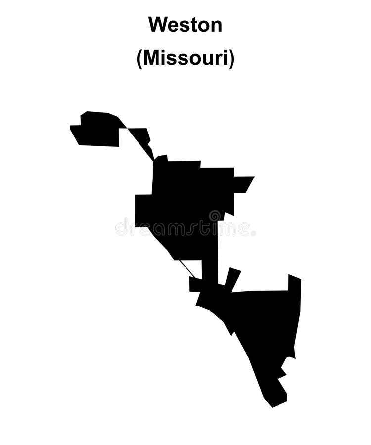 Mapa del esquema de Weston ilustración del vector. Ilustración de ...