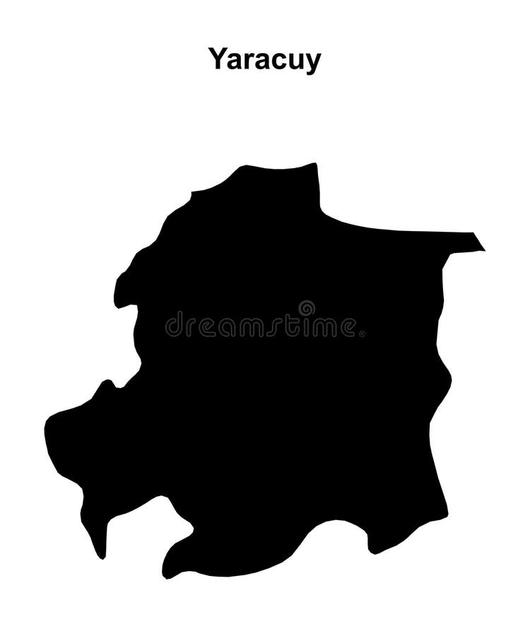 Mapa Del Esquema De Yaracuy Ilustración del Vector - Ilustración de ...