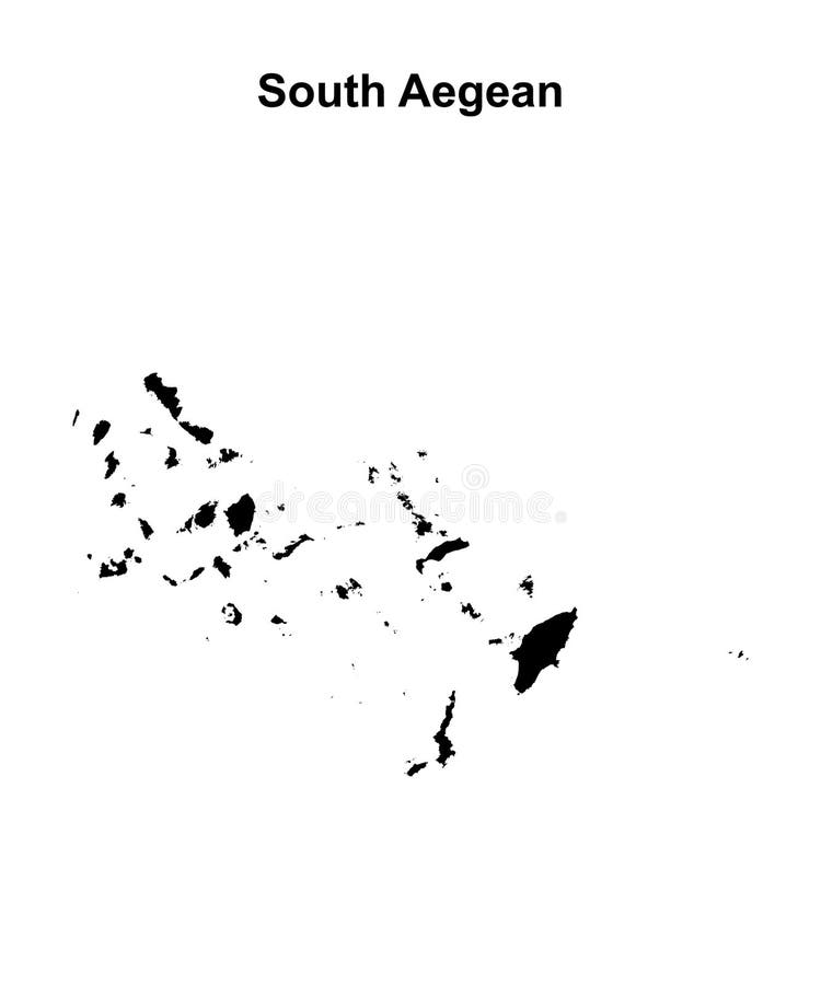 Mapa Del Esquema Del Sur Del Egio Ilustración del Vector - Ilustración ...