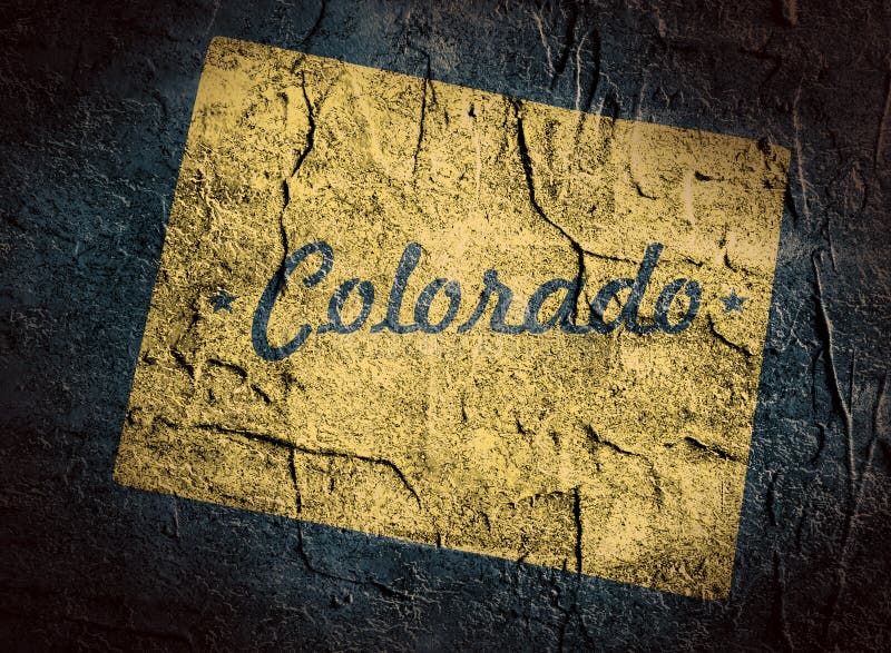 Mapa Del Estado De Colorado Stock de ilustración - Ilustración de ...
