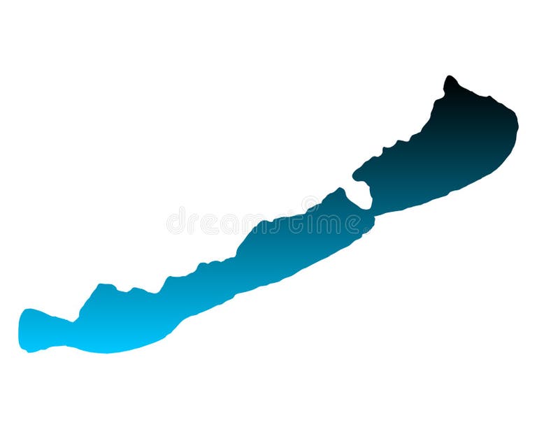 Mapa del lago Balatón ilustración del vector. Ilustración de recorrido ...