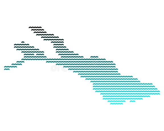 Mapa del lago de Constanza stock de ilustración. Ilustración de fondo ...