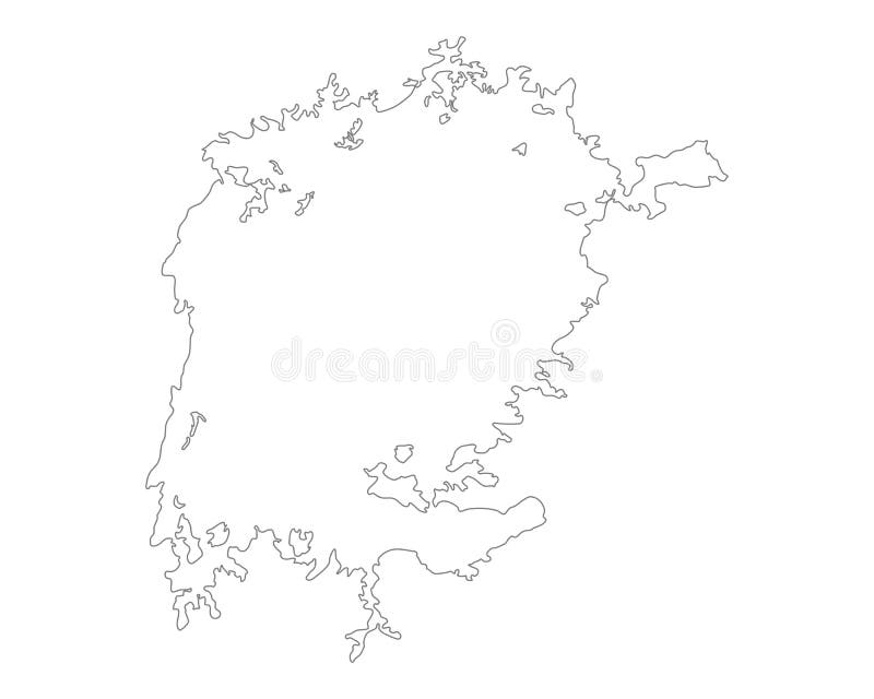 Mapa del lago Victoria ilustración del vector. Ilustración de ...