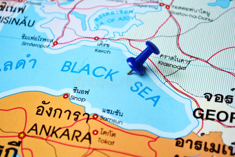 Mapa del Mar Negro foto de archivo. Imagen de negro, naturalice - 45811736