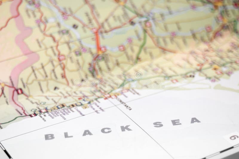 Mapa del Mar Negro imagen de archivo. Imagen de gente - 51242035