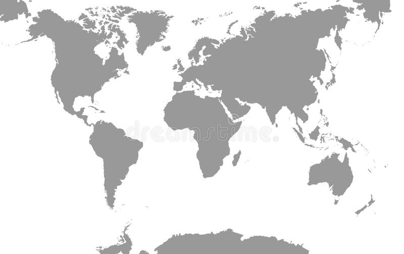 Mapa Del Mundo Por Completo Stock de ilustración - Ilustración de ...