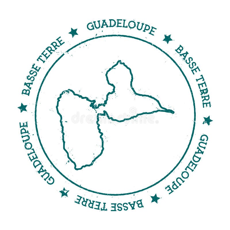 Esquema Del Mapa De La Isla De Basseterre El Vintage Descubre ...