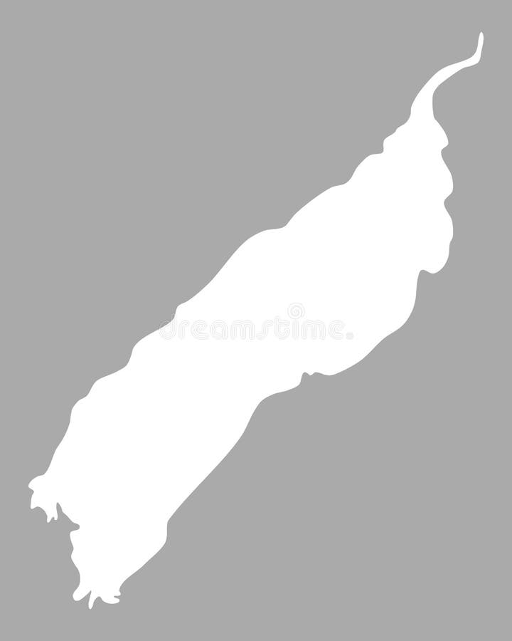 Mapa do lago Albert ilustração do vetor. Ilustração de linha - 95339180