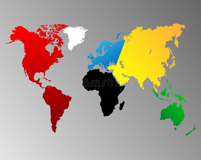 Mapa do mundo ilustração do vetor. Ilustração de global - 31726689
