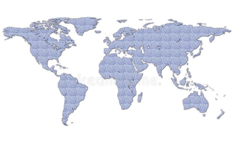 Mapa do mundo imagem de stock. Imagem de ciência, dose - 32642175