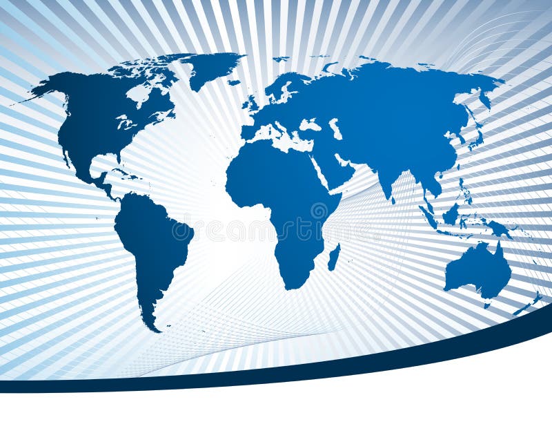 Mapa do mundo inteiro ilustração stock. Ilustração de terra - 12598237