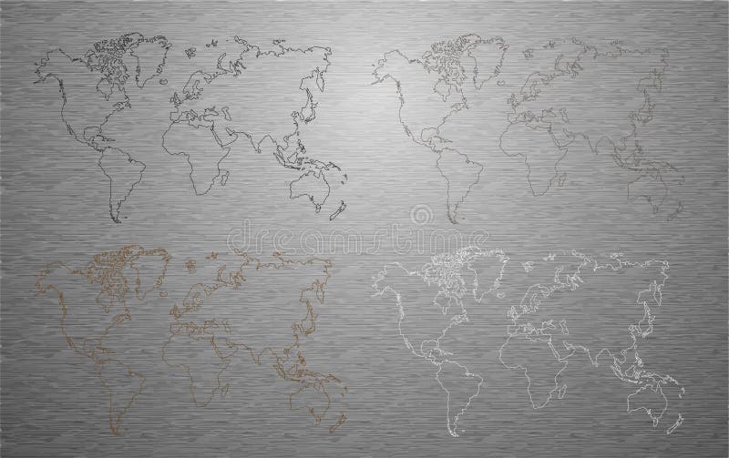 Mapa do mundo RGB ilustração do vetor. Ilustração de beiras - 153244158