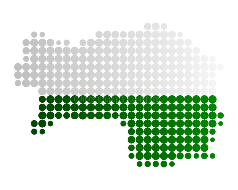 Mapa e bandeira de Styria ilustração do vetor. Ilustração de ponto ...