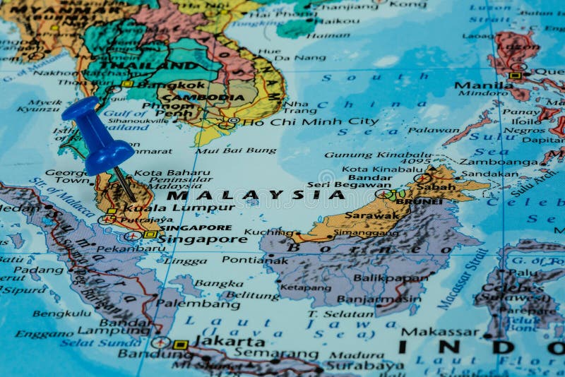 Mapa Malezja Zdjęcia Stock - Pobierz 714 Zdjęcia Royalty Free