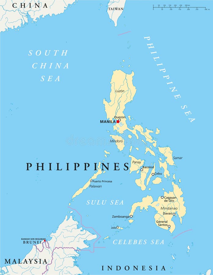 Mapa Mindoro Wyspa, Filipiny Ilustracja Wektor - Ilustracja złożonej z ...
