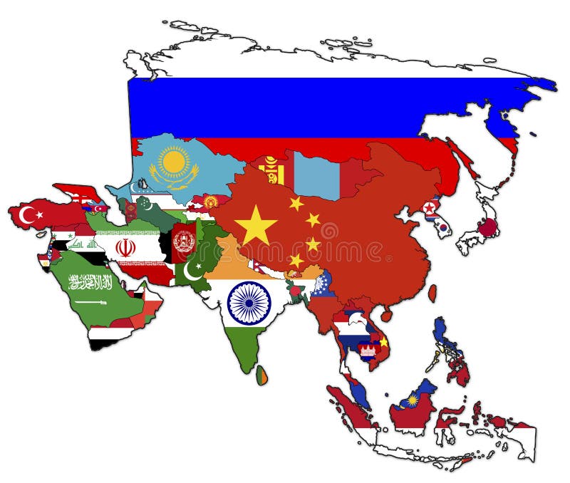 Imagem Do Mapa Da Asia