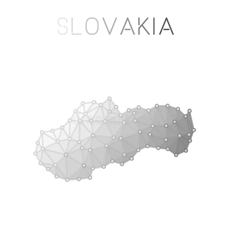 Mapa Poligonal Del Vector De Eslovaquia Ilustración del Vector ... Mapa Poligonal Del Vector De Eslovaquia Ilustración del Vector ...