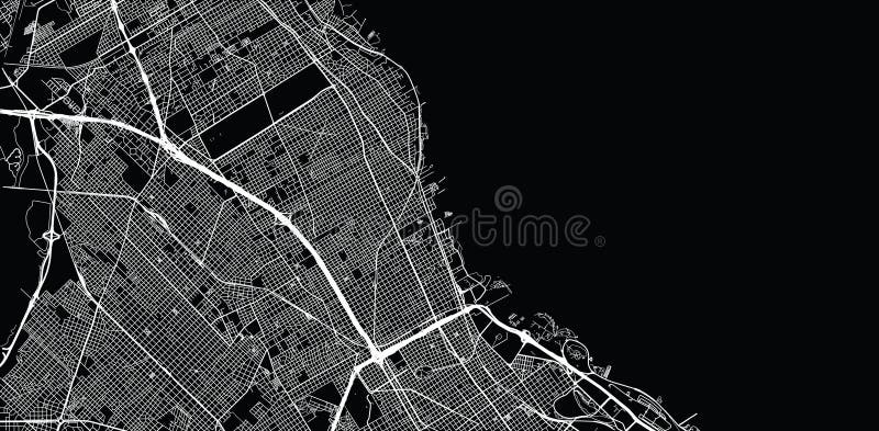 Mapa Urbano Vectorial De Vicente Lopez Argentina Ilustración del Vector ...