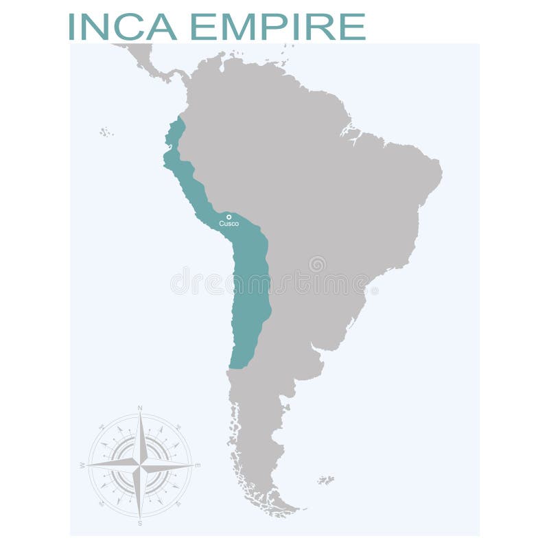 Mapa Vector Del Imperio Inca Ilustración del Vector - Ilustración de ...