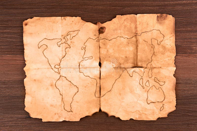 Mapa viejo foto de archivo. Imagen de retro, pergamino - 29440028
