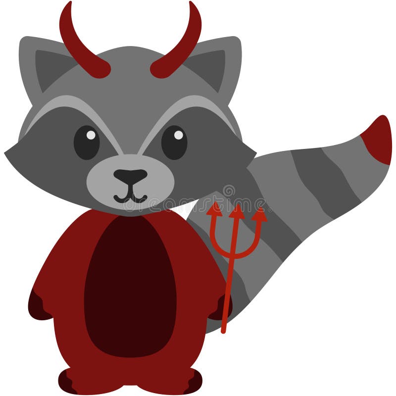 Emoji Enojado Del Mapache Avatar Malvado De Las Emociones Del Mapache ...