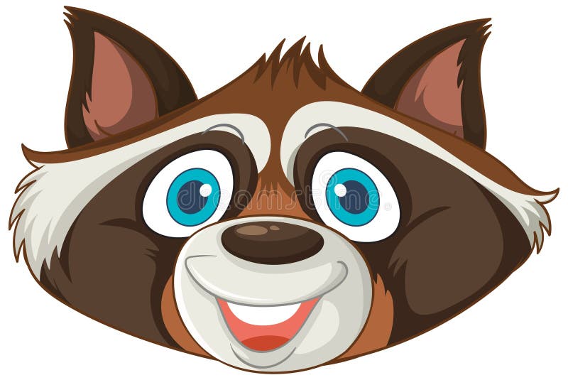 Mapache sonriente imagen de archivo. Imagen de animal - 344013273