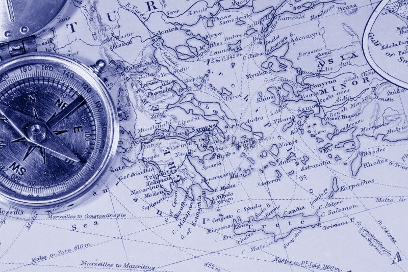 Mapas da antiguidade foto de stock. Imagem de cartografia - 5230510