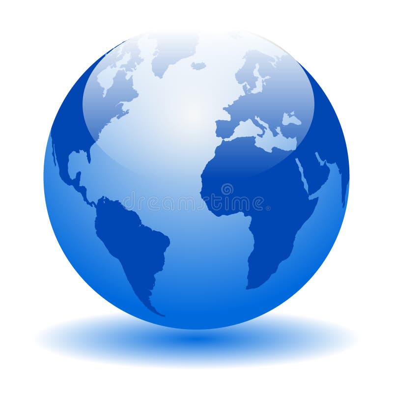 Mapas del mundo del globo ilustración del vector. Ilustración de ...
