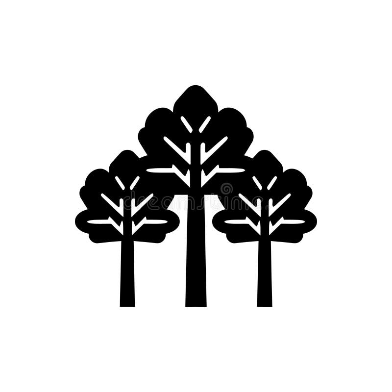 Maple forest tree icon stock vector. Illustration of leafy - 306213710