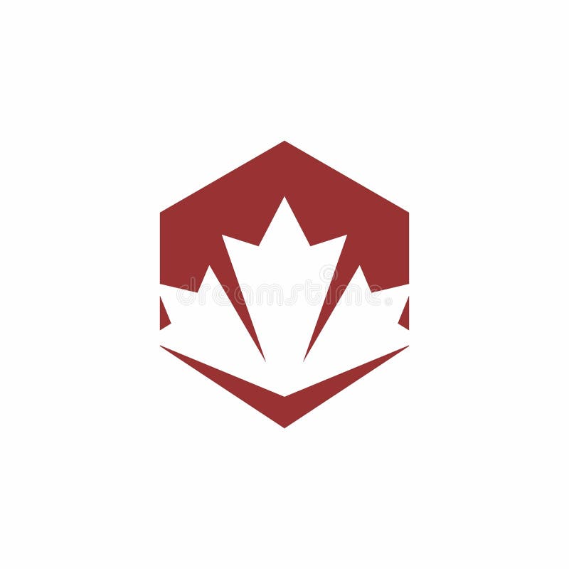 Maple Hexagon Logo. Maple Icon Vector Stock Vector - Illustration of ...
