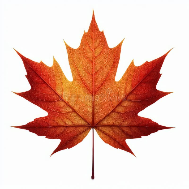 Maple Leaf a Classic Leaf Shape with Five Distinct Lobes, Usual Stock ...