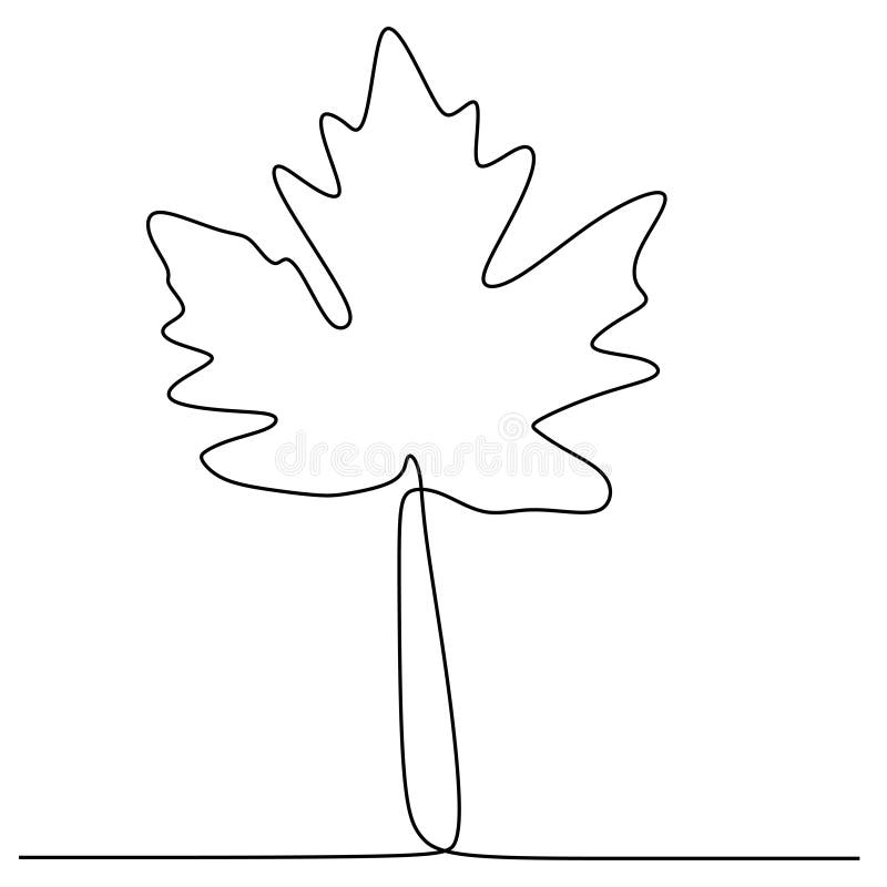 Fall Continuous Line Drawing Stock Illustrations – 456 Fall Continuous ...