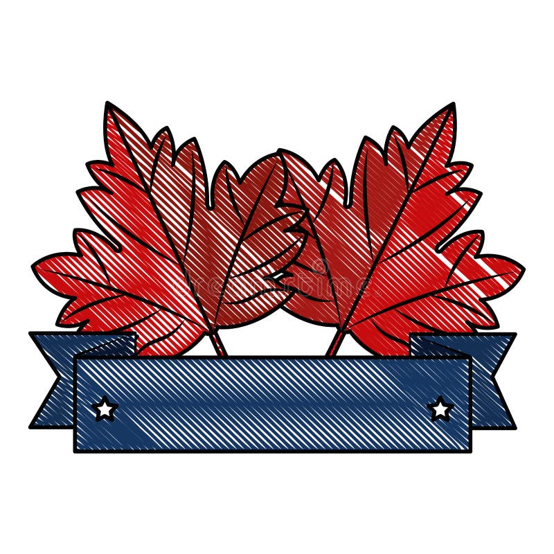 Maple leaf emblem icon stock illustration. Illustration of maple ...