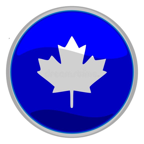 Blue Maple Leaf Silhouette Stock Illustrations – 1,831 Blue Maple Leaf ...