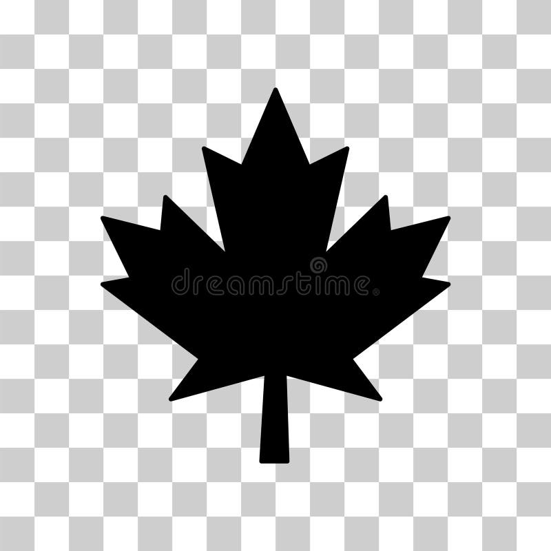 Maple Leaf Icon Isolated on Transparent Background. Maple Leaf ...