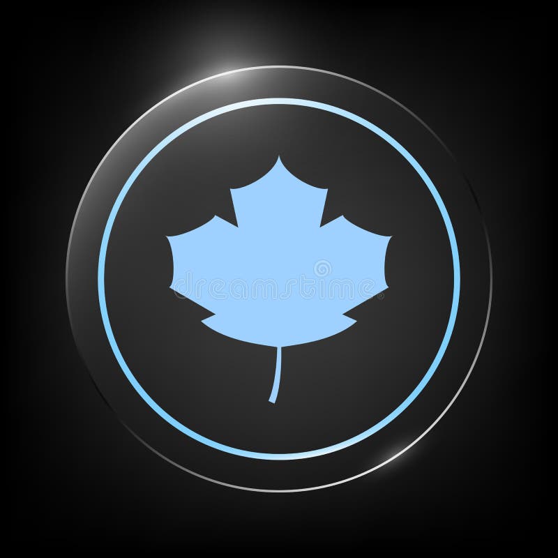 Maple leaf icon stock vector. Illustration of flag, maple - 116494263