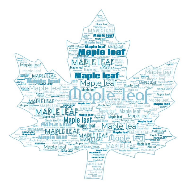 Maple Leaf Illustrations. Educational Artwork Stock Illustration ...
