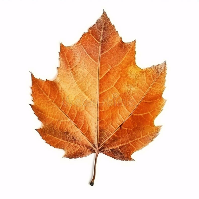 Maple Leaf Isolated on White Maple Leaf Autumn Maple Leaf Stock ...