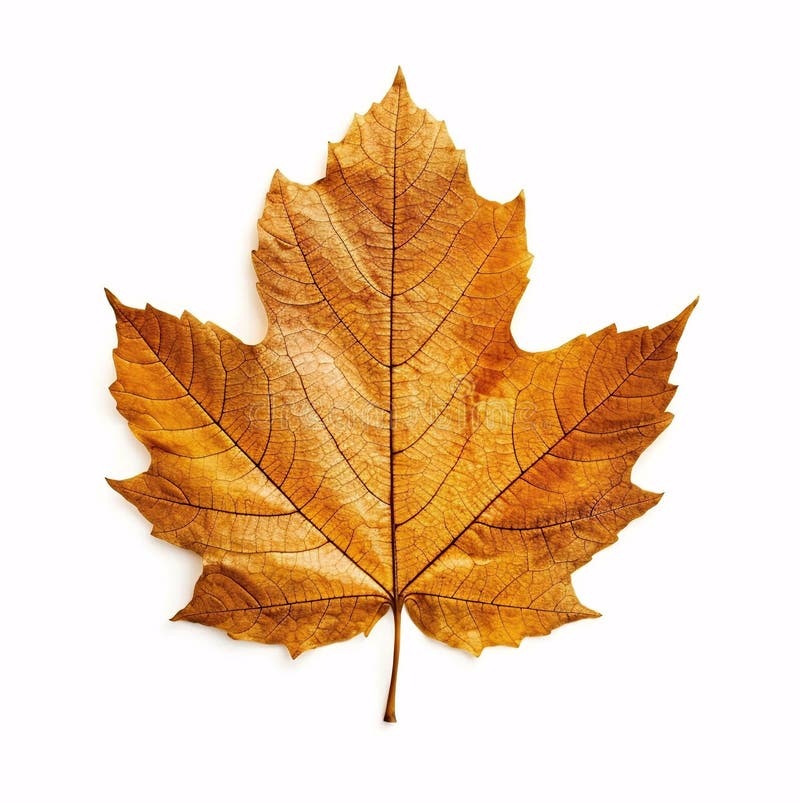 Maple Leaf Isolated on White Maple Leaf Autumn Maple Leaf Stock ...