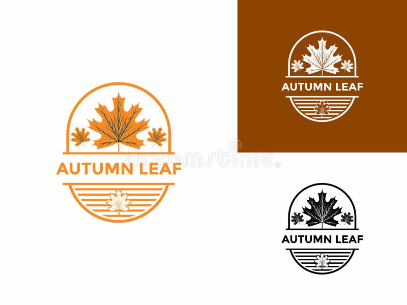 Maple Leaf Logo Design Vector Illustration, Maple Canada Leaves Nature ...