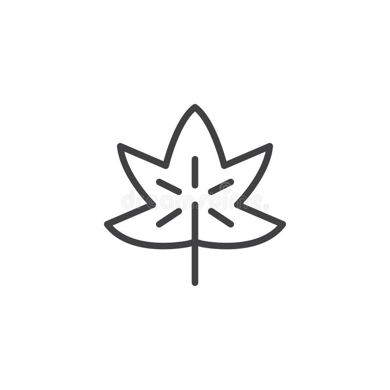 Maple Leaf Filled Outline Icon Stock Vector - Illustration of design ...