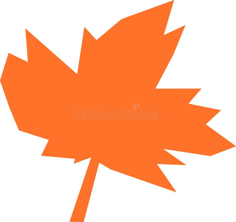 Maple Leaf Paper Cut Shape stock vector. Illustration of maple - 353428410
