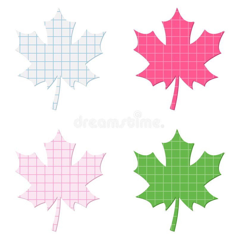 Maple leaf - vector icons stock vector. Illustration of shape - 20830464