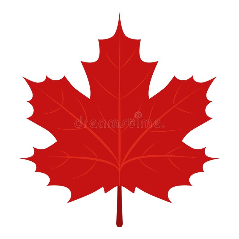 Maple Leaf Stack Icon Cartoon Vector. Drop Product Stock Vector ...