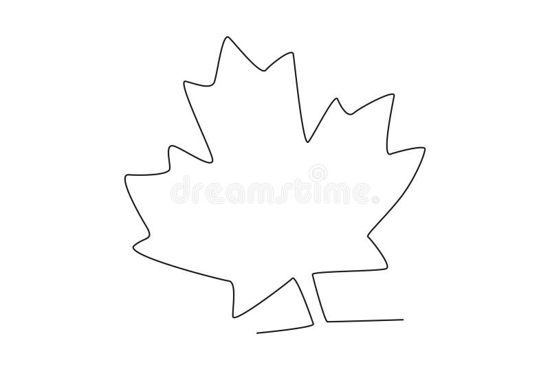 A Maple Leaf is a Symbol of Canada Stock Illustration - Illustration of ...