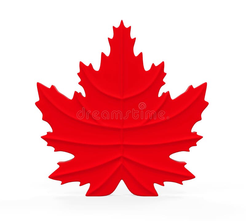 Maple Leaf Symbol stock illustration. Illustration of america - 34384028